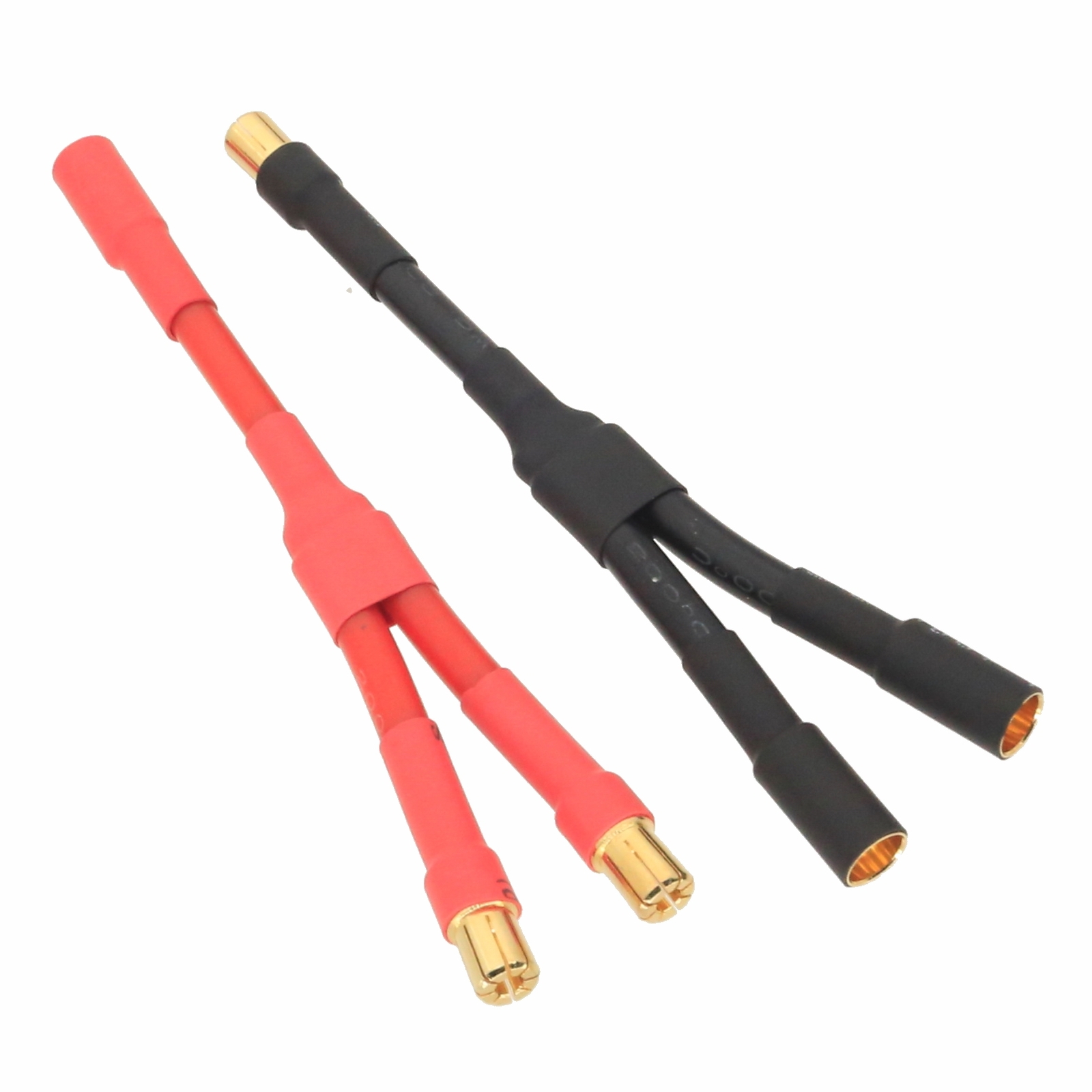 Parallel Wire HXT 6.5mm 1 Female to 2 Male Y cable 10AWG 5CM+5CM ...