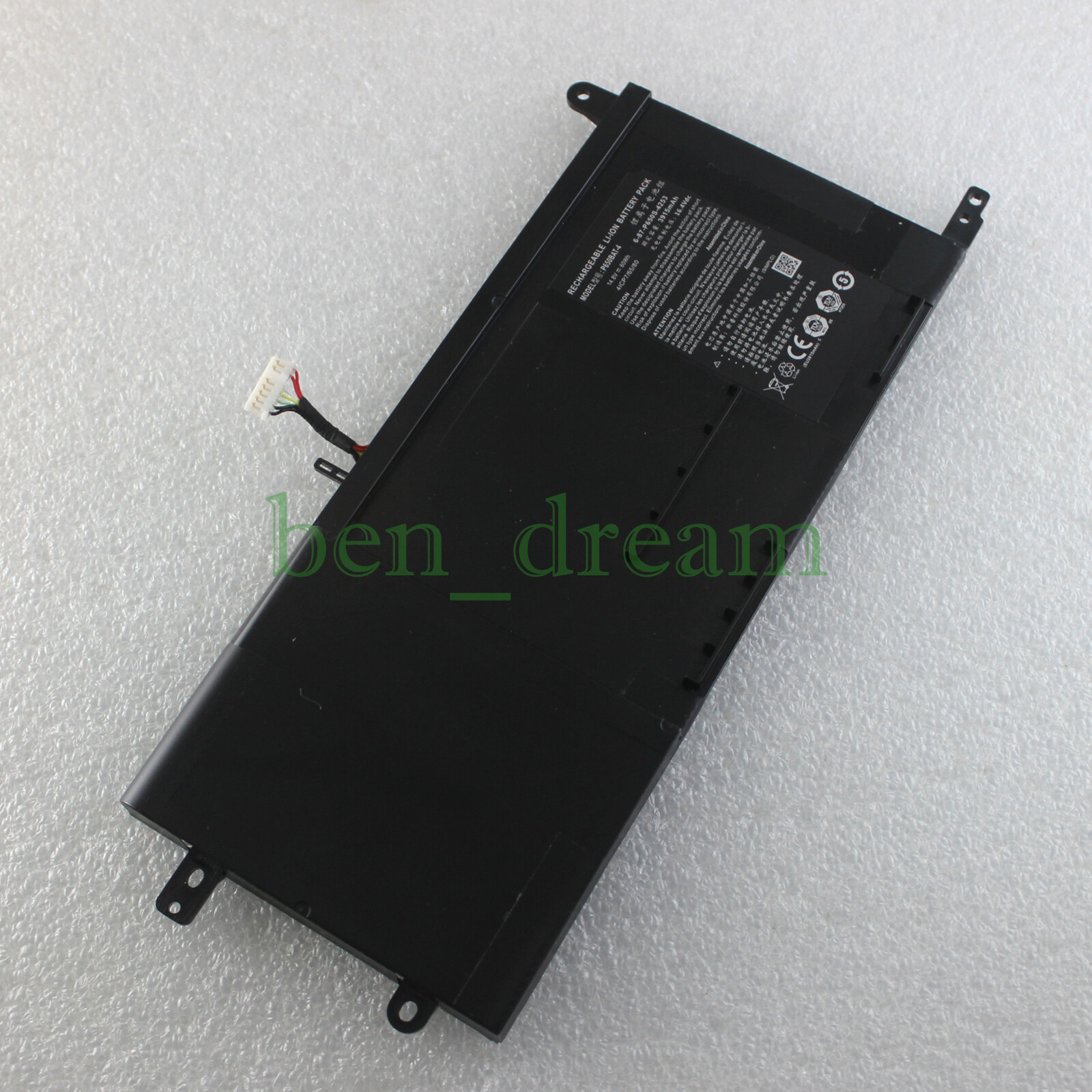 NEW Laptop P650BAT-4 Battery for Clevo P650SA P650SE P650SG Sager ...