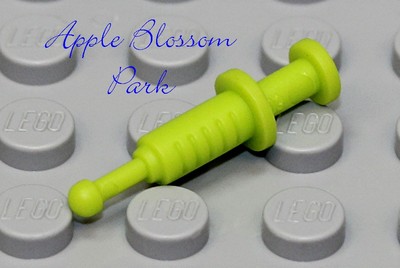 NEW Lego Minifig Lime Green HOSPITAL SYRINGE Doctor Nurse Needle ...