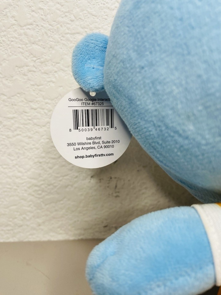 Baby First Goo Goo Blue Singing Plush BabyfirstTV Infant Toy Working ...