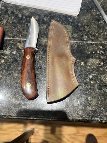 Vintage Custom Bob Lay Canada Handmade Handle Fixed Blade Personal ...