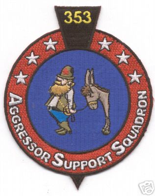 353rd AGGRESSOR SUPPORT SQUADRON patch | eBay