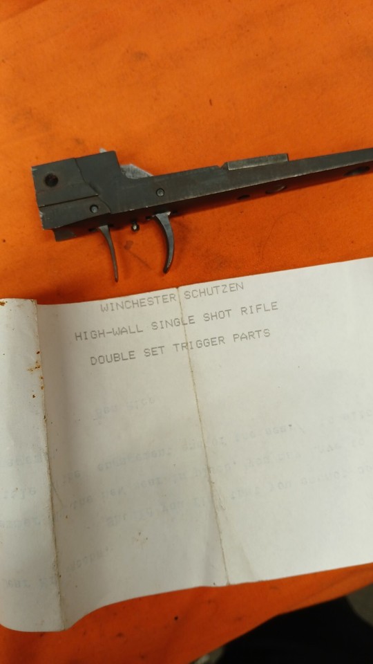 winchester - hi wall - set triggers custom - target antique rifle | eBay