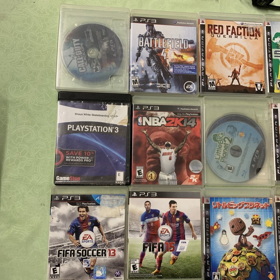 Sony PlayStation 3 CECHG01 Bundle PS3 Fat Console w/ 12 Video Games | eBay