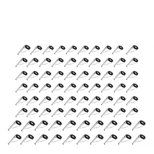 80pcs Fishing Rod DIY Set Kits Guides Tip Rings Variety of Sizes ...