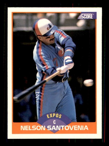 1989 Baseball 1989 Score Nelson Santovenia Montreal Expos #346 RC1 | eBay