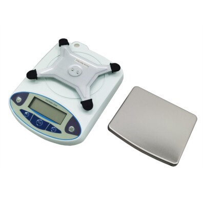 Electronic Balance 5000g/0.01g Balance W/ Square Plate Count Weighing ...
