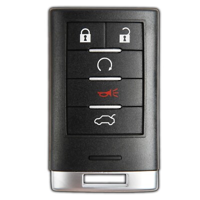Replacement For Cadillac CTS STS Smart Key M3N5WY7777A 5 Button 2008 ...