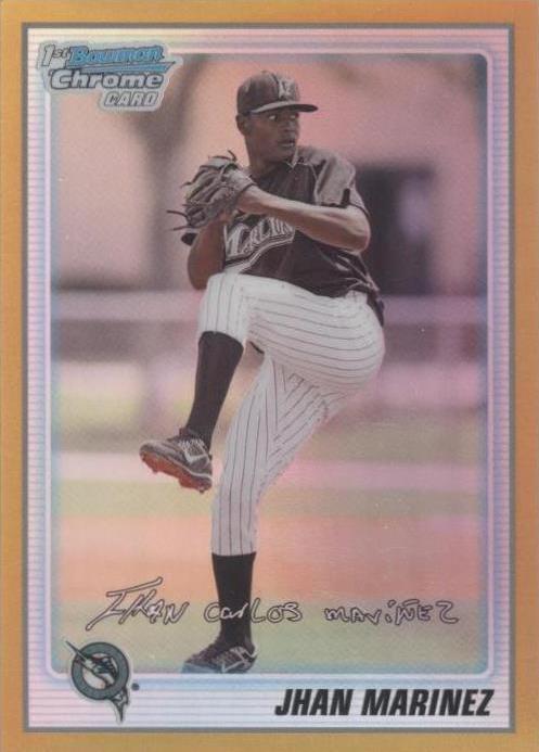 2010 Bowman Chrome - Prospects Jhan Marinez #BCP31 Gold Refractor /50 ...