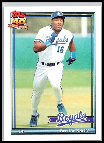 1991 Topps #600 Bo Jackson | eBay