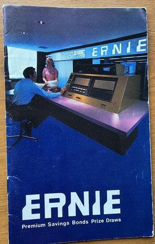 RARE E.R.N.I.E. Ernie Vintage Premium Savings Bond Prize Draw Machine ...