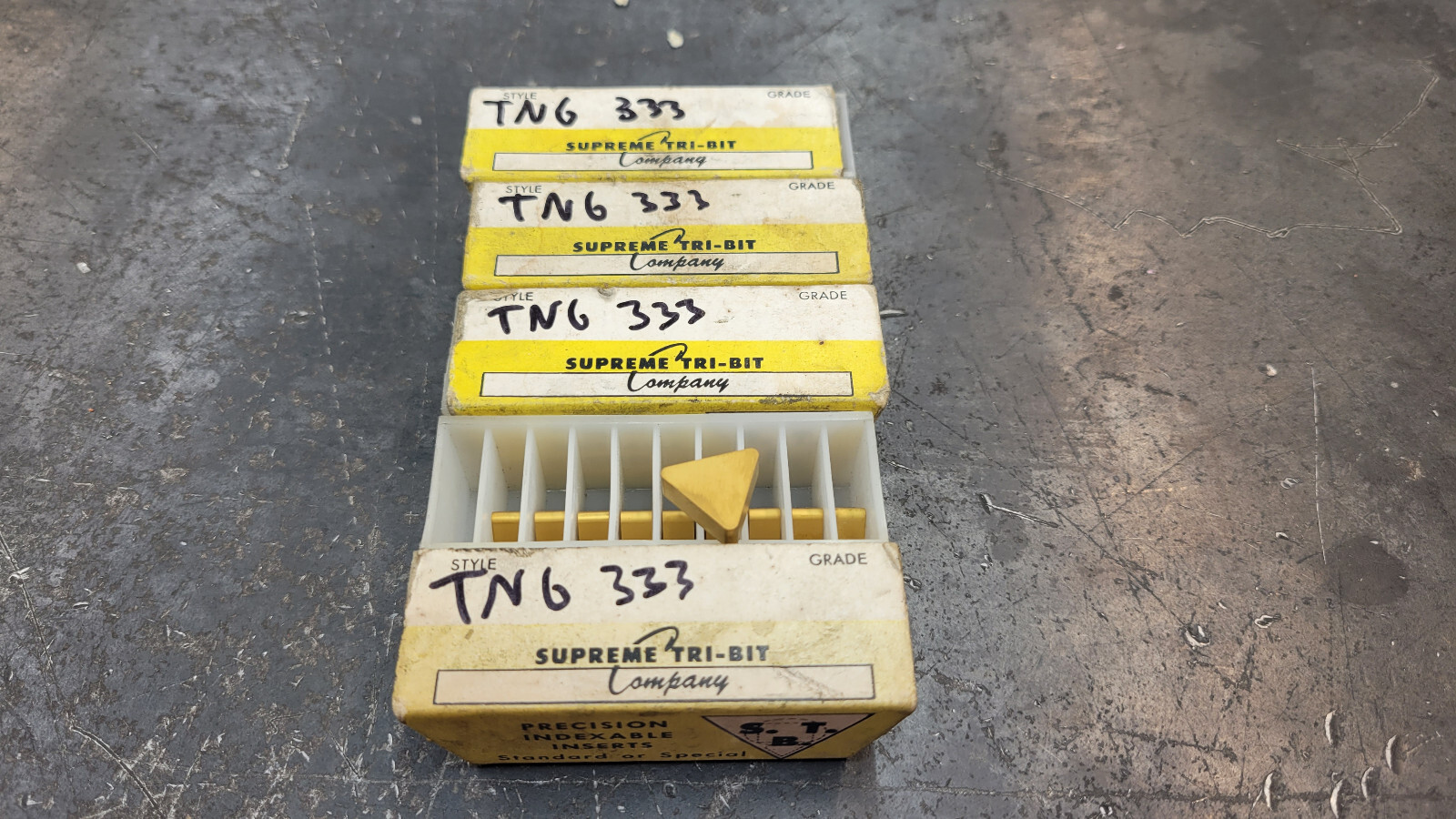 Qty 10 Supreme Tri-Bit TNG 333 ? grade carbide inserts AUTHENTIC | eBay