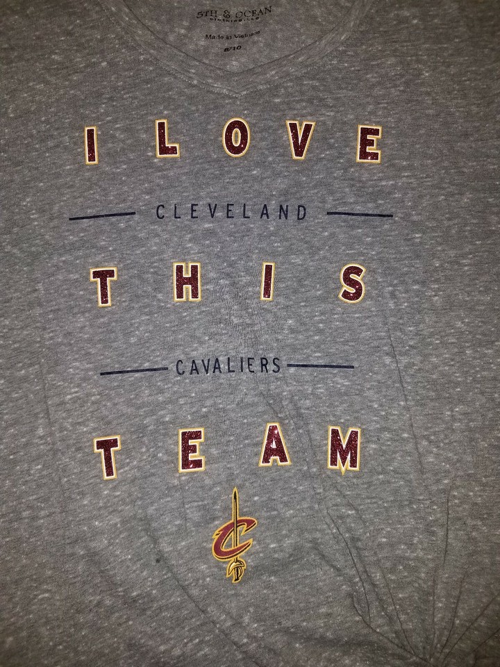 EUC--GIRLS 5TH & OCEAN CLEVELAND CAVALIERS SHIRT--SIZE 8/10 | eBay