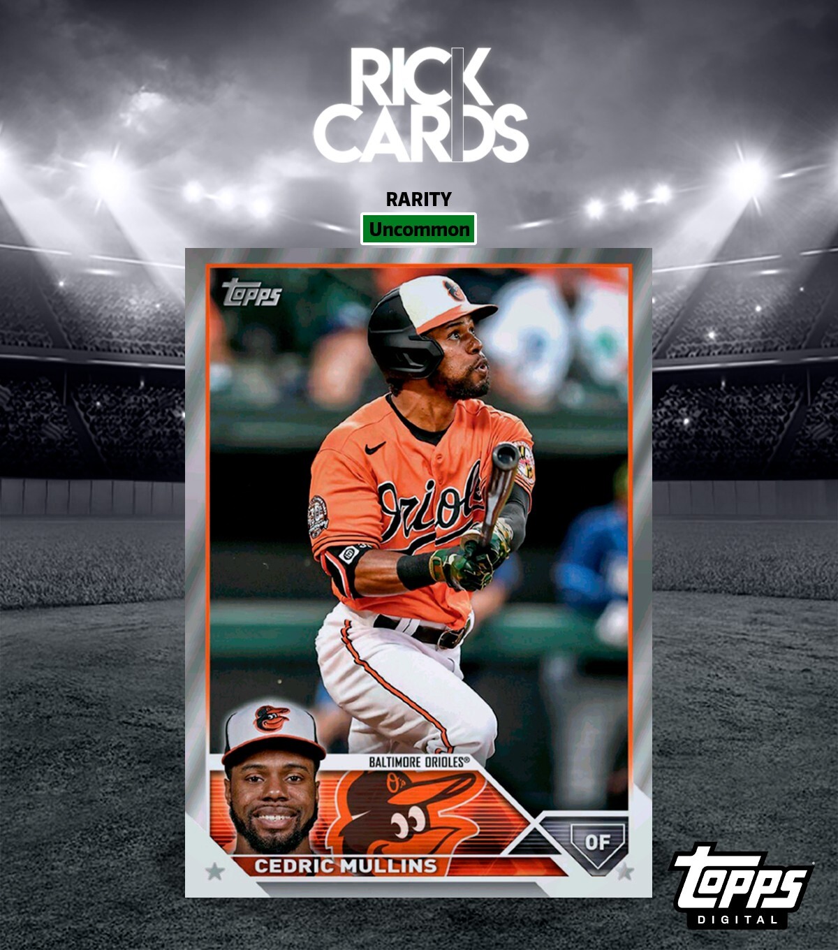 ⭐TOPPS BUNT DIGITAL HOARD CHALLENGE 23 Cedric Mullins x40 CARDS ...