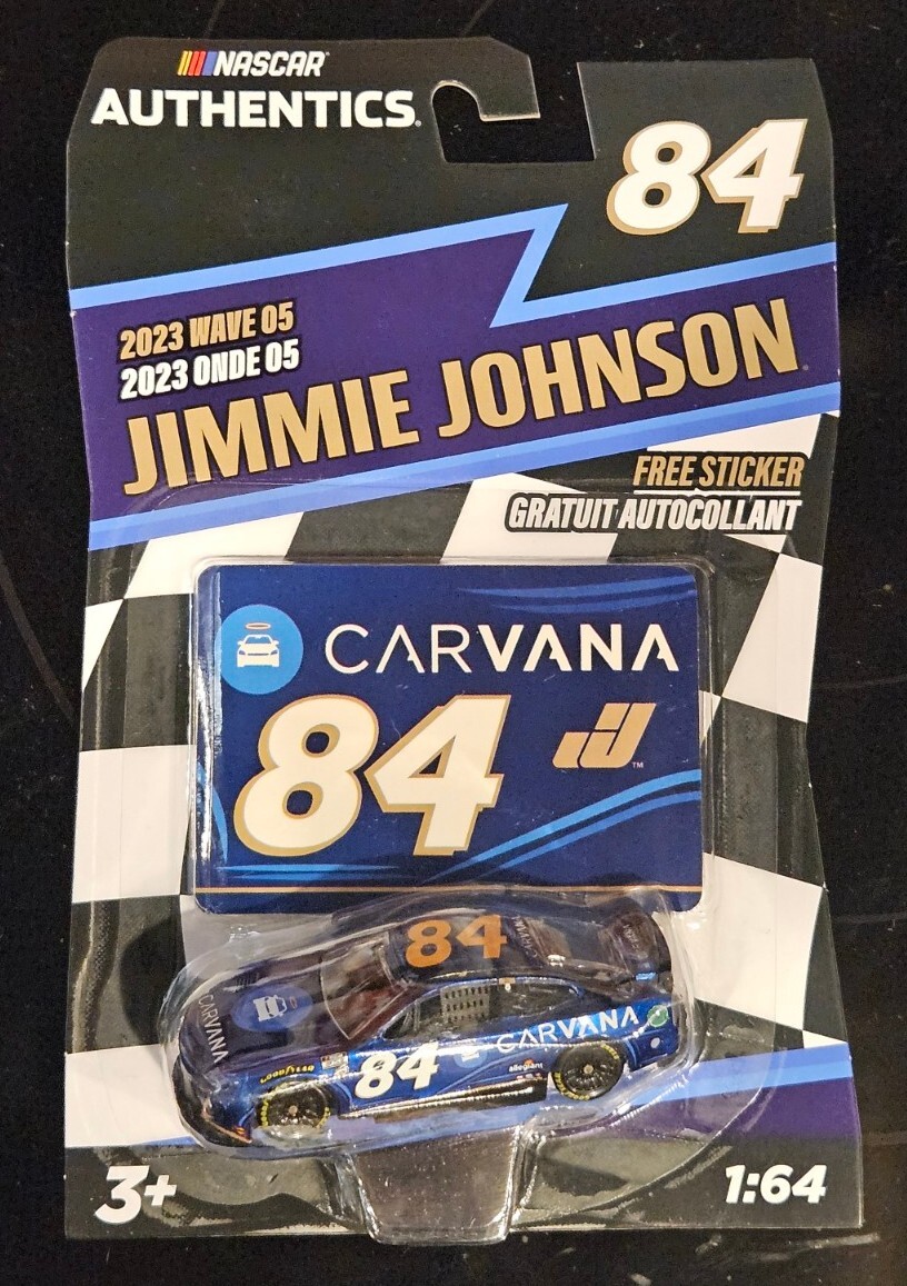 Jimmie Johnson #84 Carvana 2023 Wave 5 NASCAR Authentics 1:64 Liquid ...