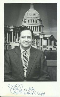 J.J. Pickle - U.S. Representative Original Autograph 5x8 Signed Photo ...