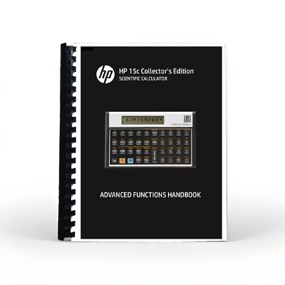 HP-15C Collector's Edition Scientific Calculator Advanced Functions ...