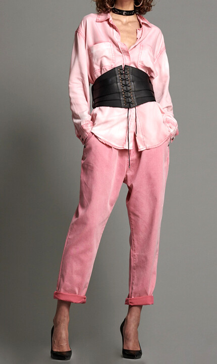 NEW ONE TEASPOON EVIL EYE SMITHS JEANS 26 S 4 8 $220 WOMEN DENIM PINK ...