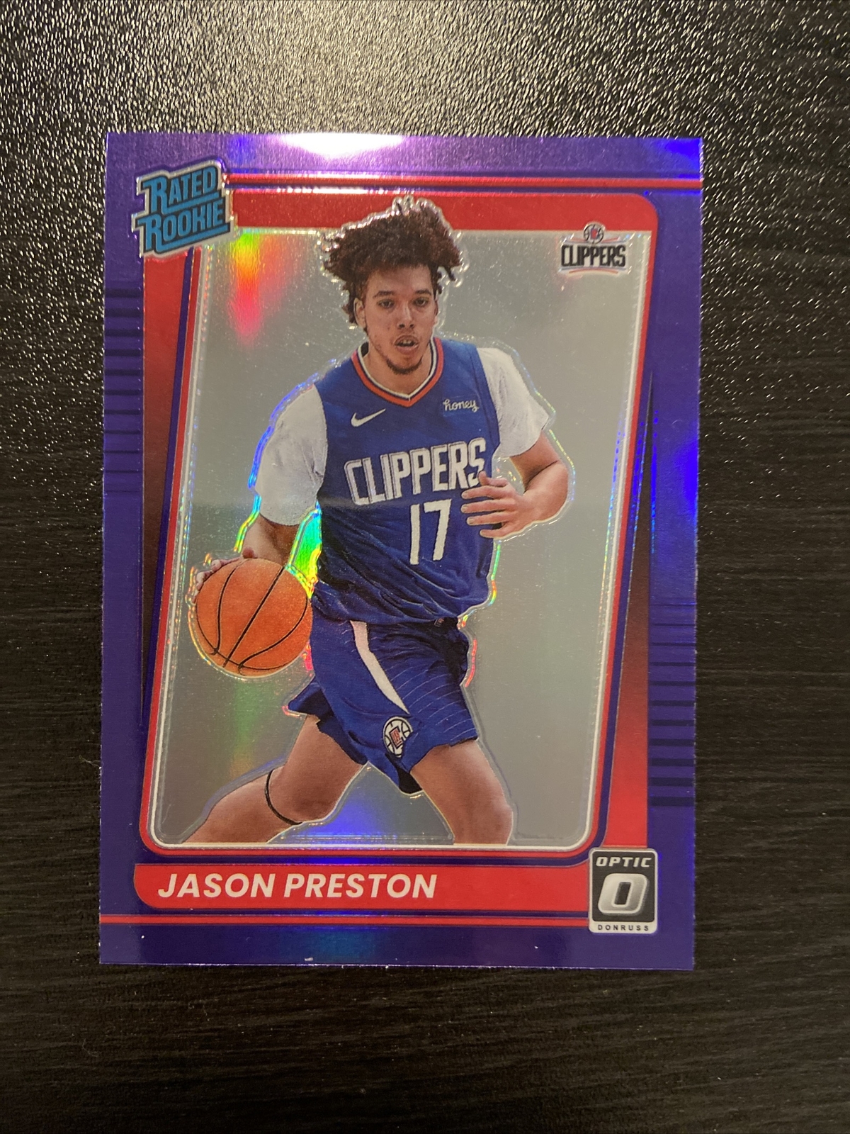 Jason Preston 2021-22 Optic #160 Rated Rookie RC Purple Prizm | eBay