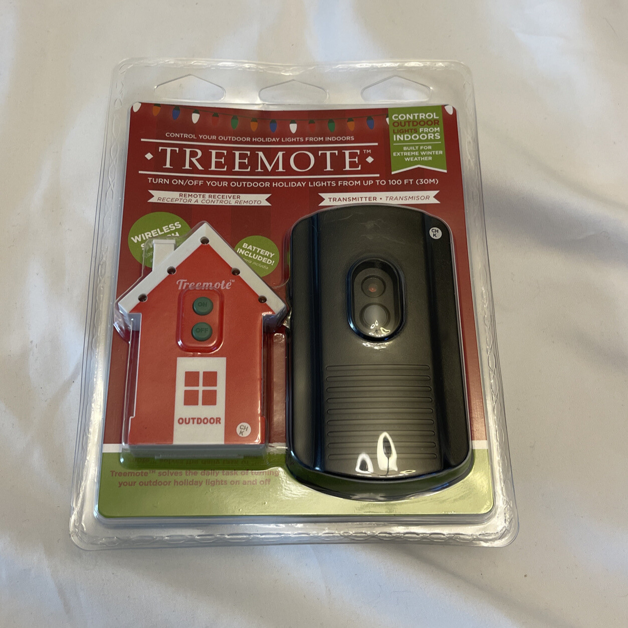 New sealed ! Wireless Remote for Outdoor Christmas Lights by Treemote ...