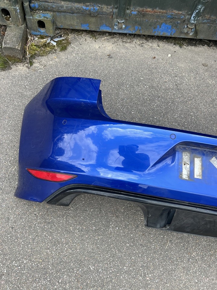 2013-2016 VOLKSWAGEN GOLF R MK7 REAR BUMPER COMPLETE LAPIZ BLUE ...