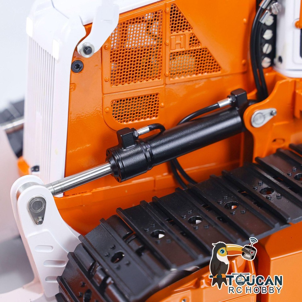 Aoue 850K LESU 1/14 RC Metal Hydraulic Dozer Remote Control Bulldozer ...