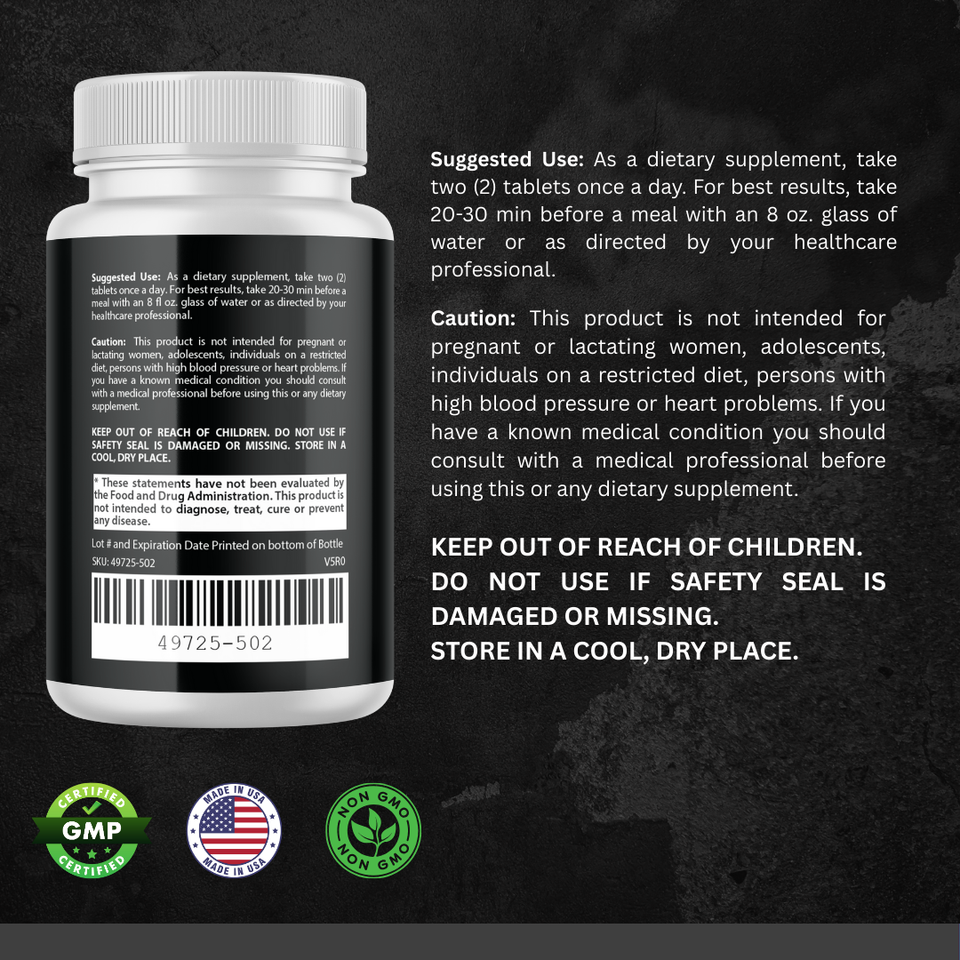 Power Pulse- Men's Health & Bodybuilding- 4 Bottles- 240 Tablets | eBay