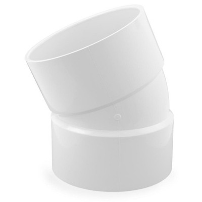 8" PVC DWV 22.5° Elbow | eBay
