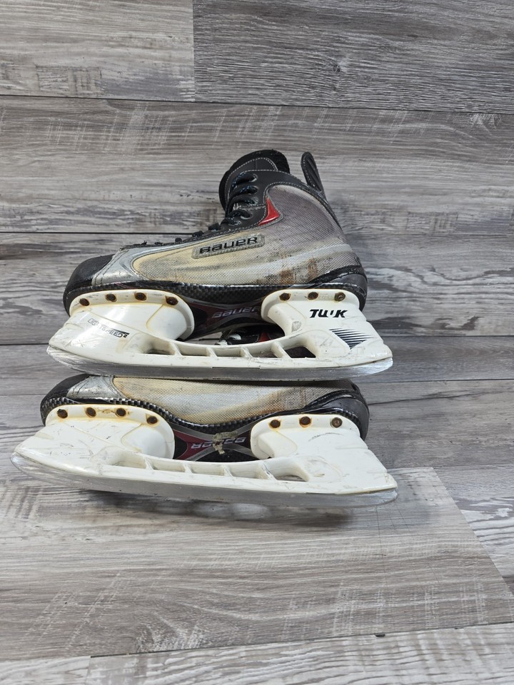 Nike Bauer Vapor XII TUUK Lightspeed 2 Ice Hockey Skates Adult Size 10 ...