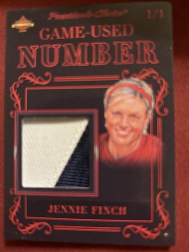 2019 President’s Choice Game Used Number Patch TEAM USA Jenny Finch 1/1 ...