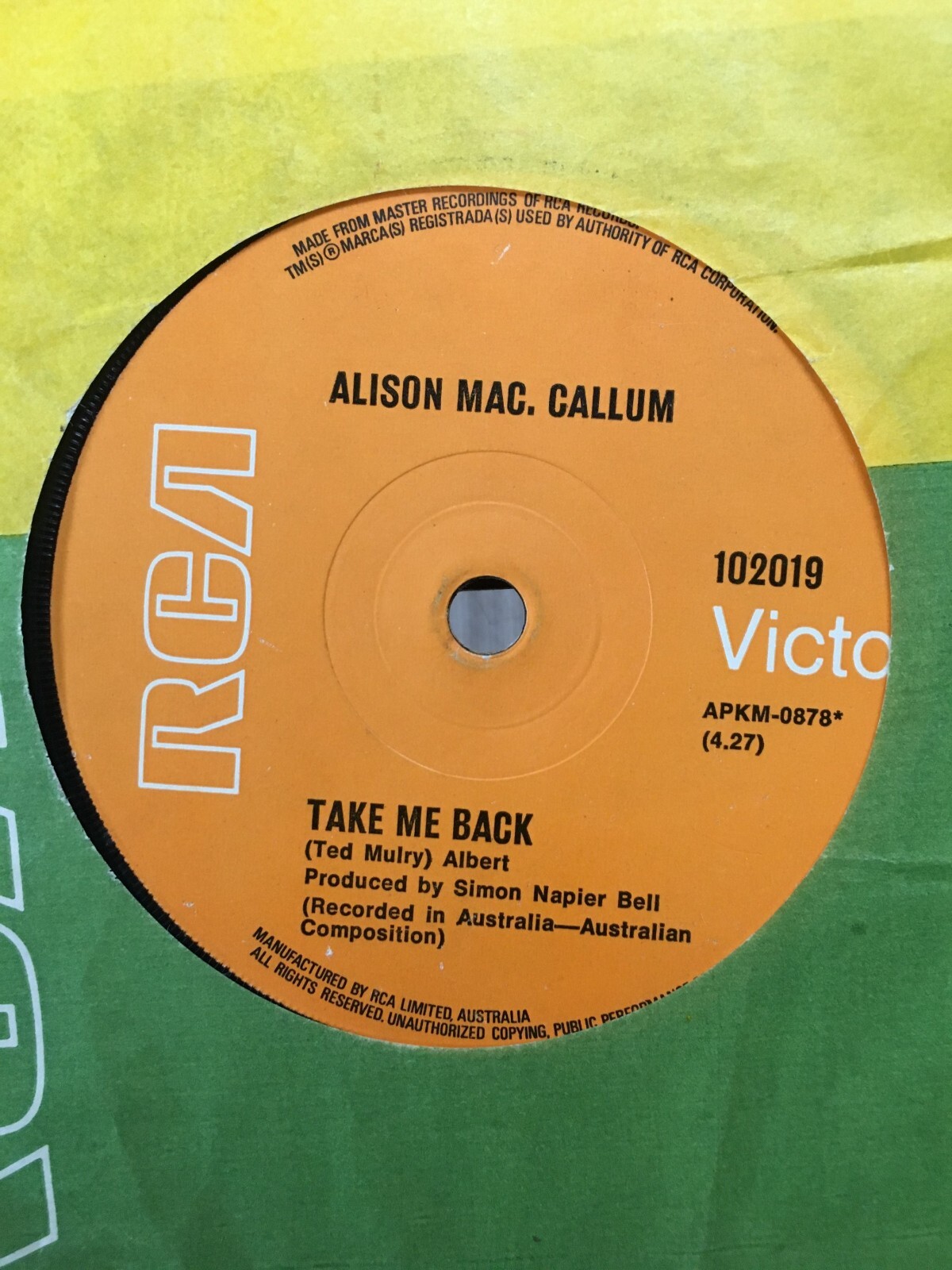 Alison McCallum - Superman (Rare -Mac. Callum on label) 7" single 1972 ...