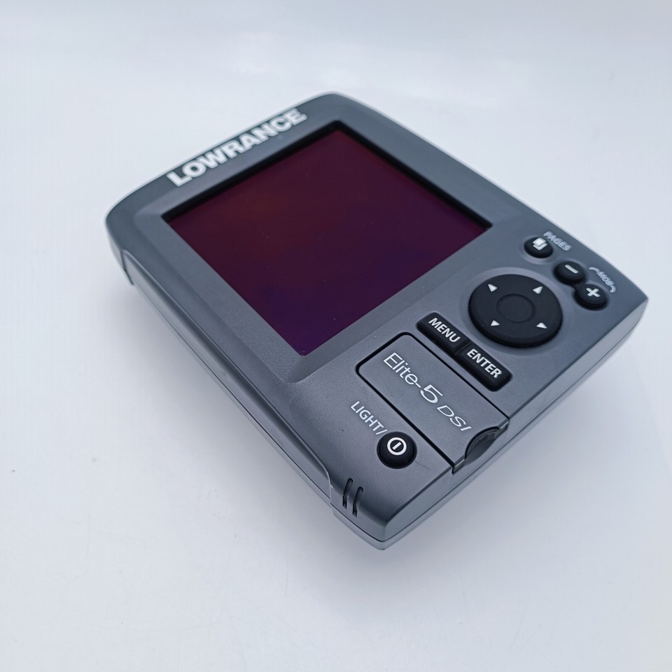 Lowrance Elite-5 DSI Fishfinder Sonar Head Unit w/ Transducer Elite 5 ...