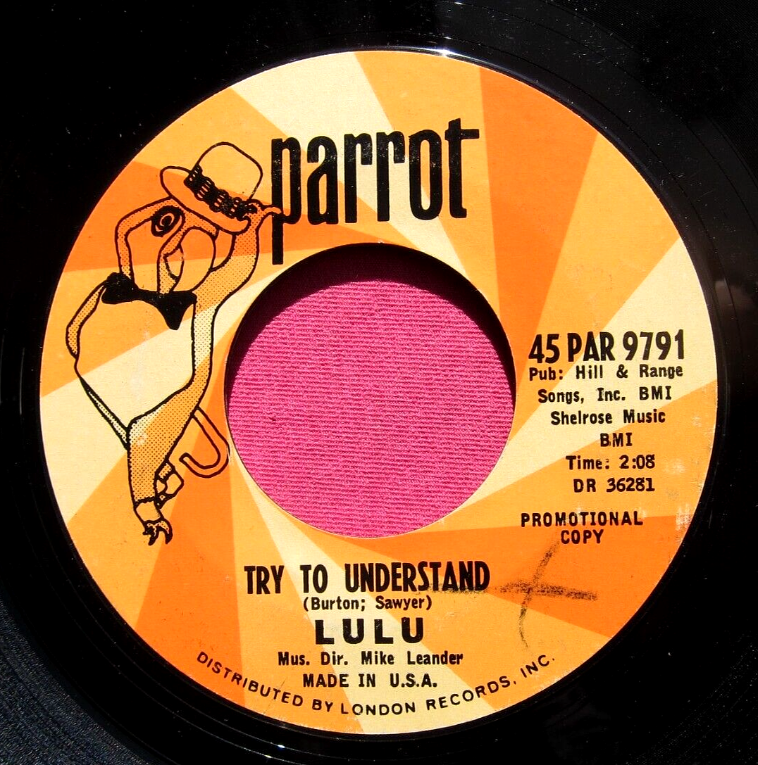 LULU - Try to Understand - Promo 45 rpm - Parrot 9791 | eBay