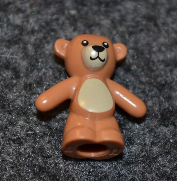 (1) Teddy Bear (Nougat) Animal Brick Minifigure Accessories ~ NEW Lego ...