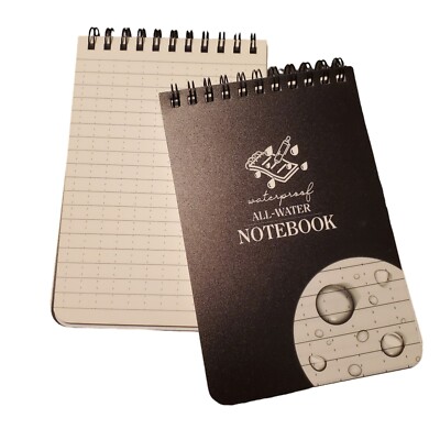 All-Weather Memo Paper Notepad w/ Cover Waterproof Write in the Rain ...