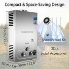 18L LPG Propane Gas Tankless Instant Hot Water Heater Boiler With ...