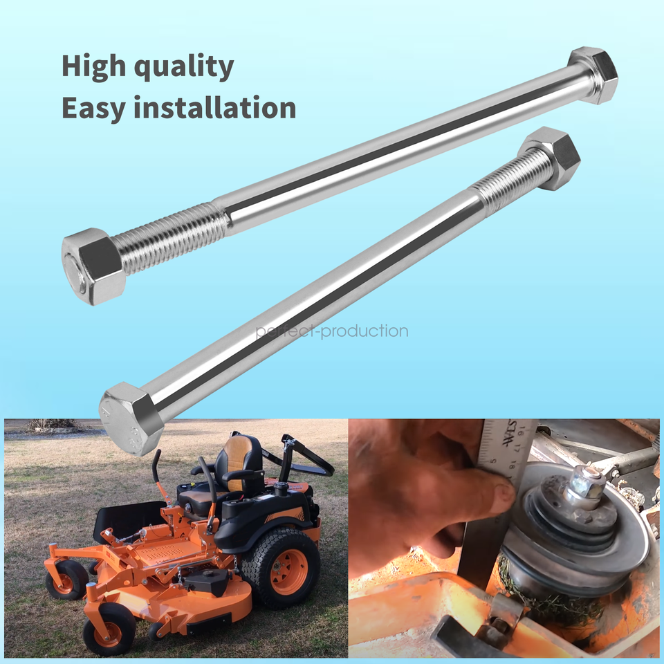 04001-41 3 Pcs Spindle Blade Bolt For Scag Threads 5/8-11 X 9-1/2 ...