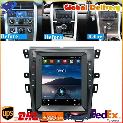 9.7" Android 12 Car Vertical Stereo Radio Navi GPS FM WiFi For Ford ...