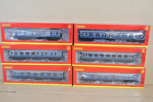HORNBY LMS BLUE STANIER CORONATION SCOT COACH with LIGHTS PICK from ...