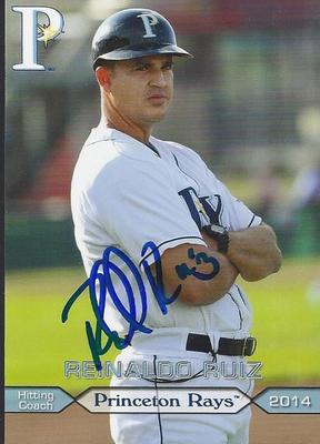 Reinaldo Ruiz 2014 Princeton Rays Signed Card | eBay