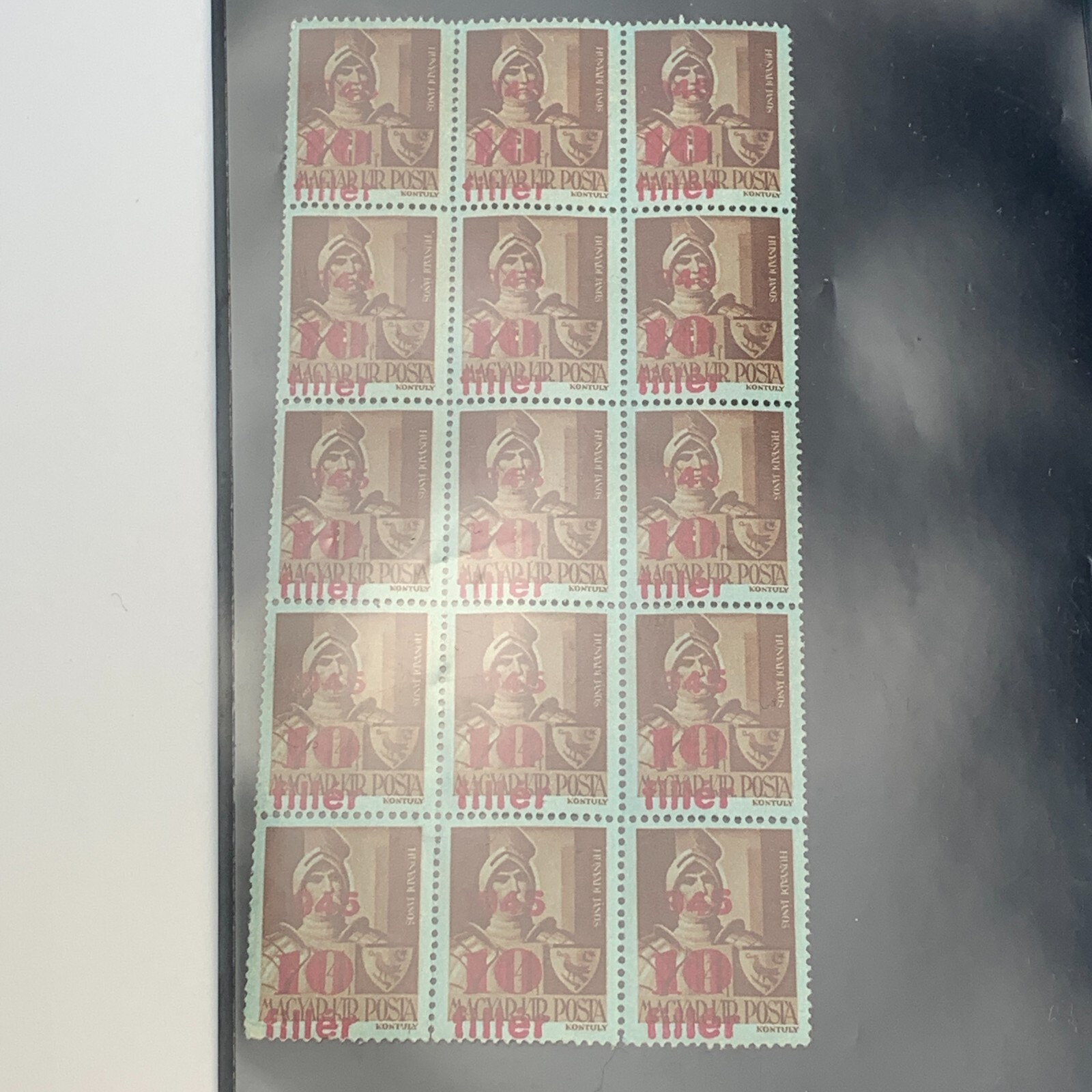 Magyar Kir Posta 10 Filler 15 Stamps Sheet Hungary | eBay