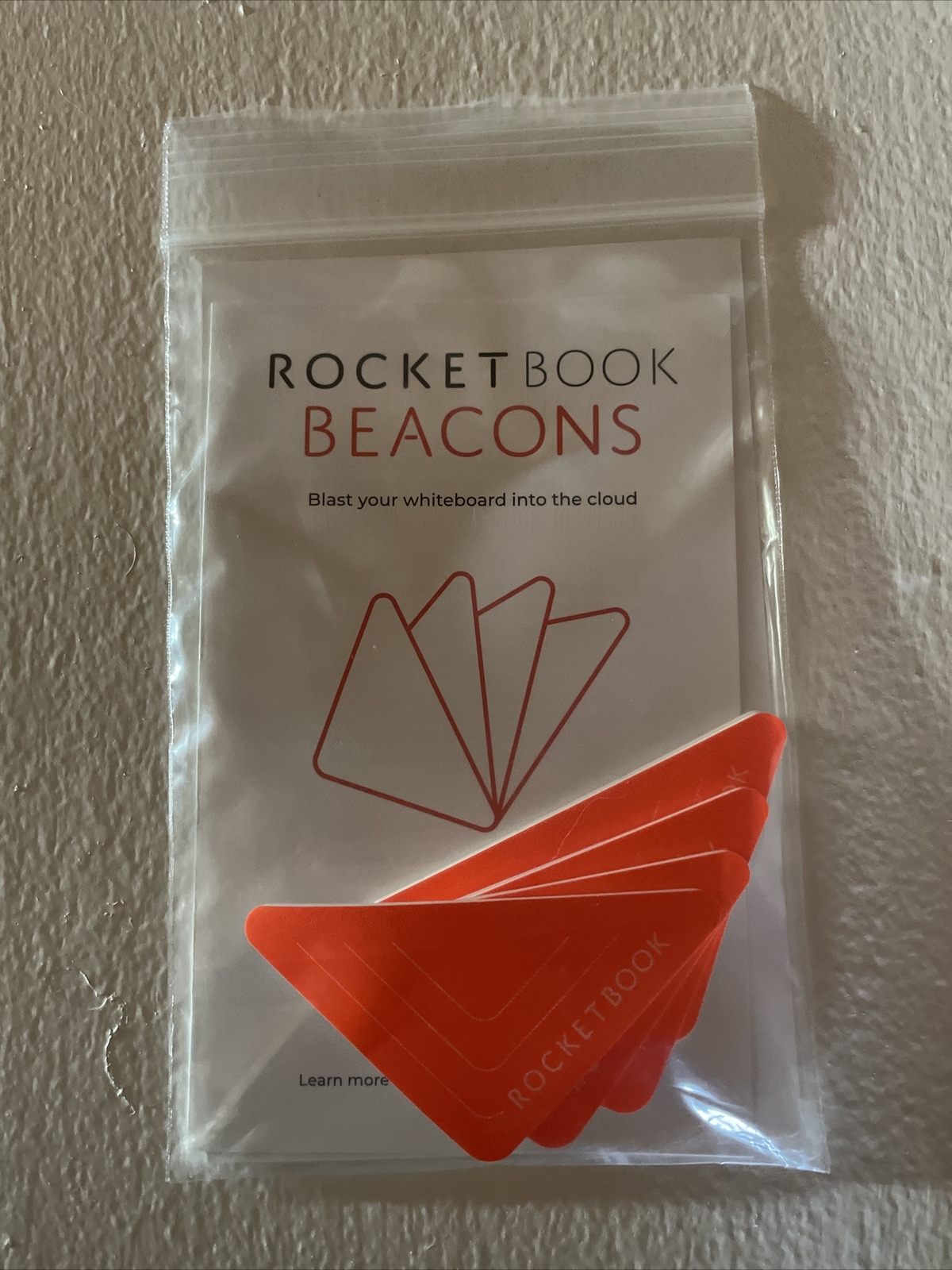 Rocketbook Beacons BEA-A4-K Reusable Stickers to Upload Your Whiteboard ...