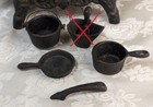 Vintage Crescent Cast Iron Oven Stove Pots Pans Salesman Sample Large ...