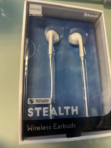 Muze By Vivitar ~ STEALTH ~ Bluetooth Wireless Earbuds 681066033913 | eBay
