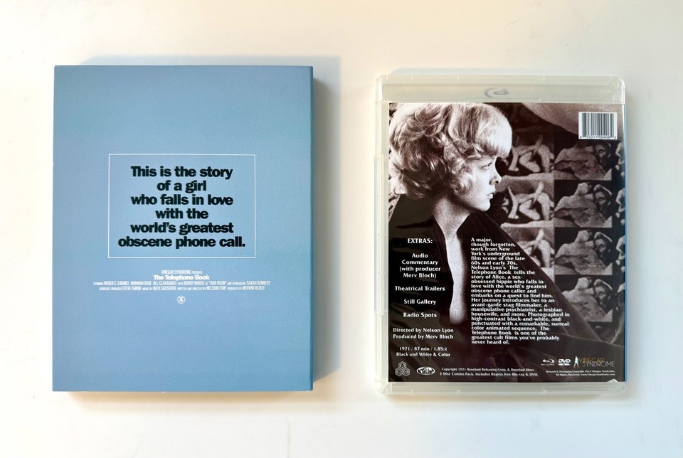 Vinegar Syndrome The Telephone Book w/OOP Slip VS-007 Blu Ray - Like ...