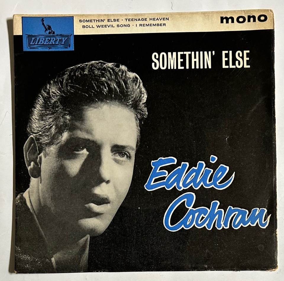 EDDIE COCHRAN. SOMETHIN' ELSE. UK 7" VINYL EP. LIBERTY LEP 2122. 1963 ...