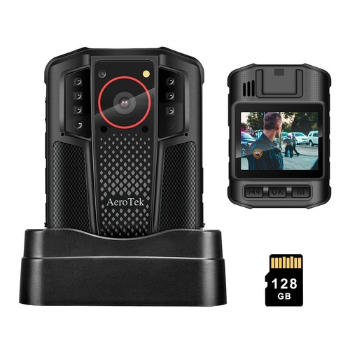 Mini 4K Body Camera with Audio and Video Recording, GPS Bodycam with ...