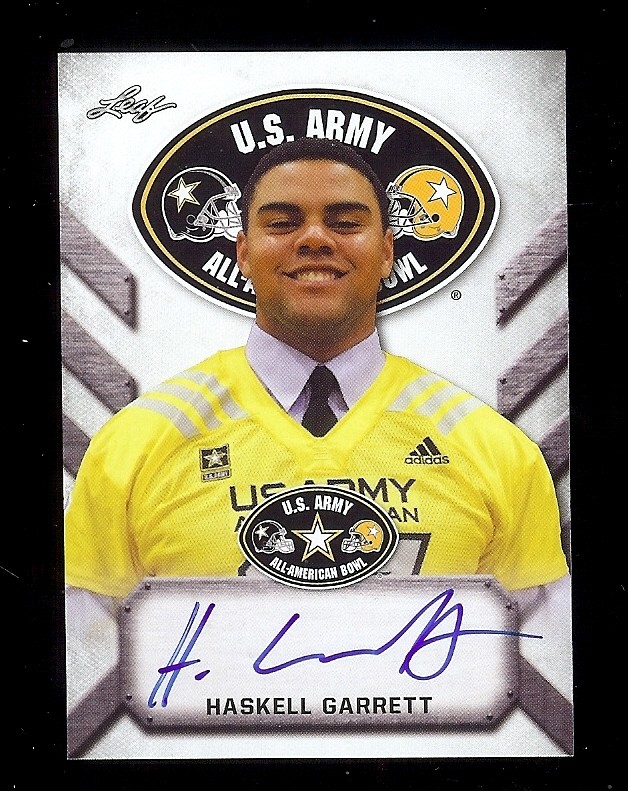 HASKELL GARRET Ohio State Buckeyes 2017 Leaf Army *TOUR* Certified ...