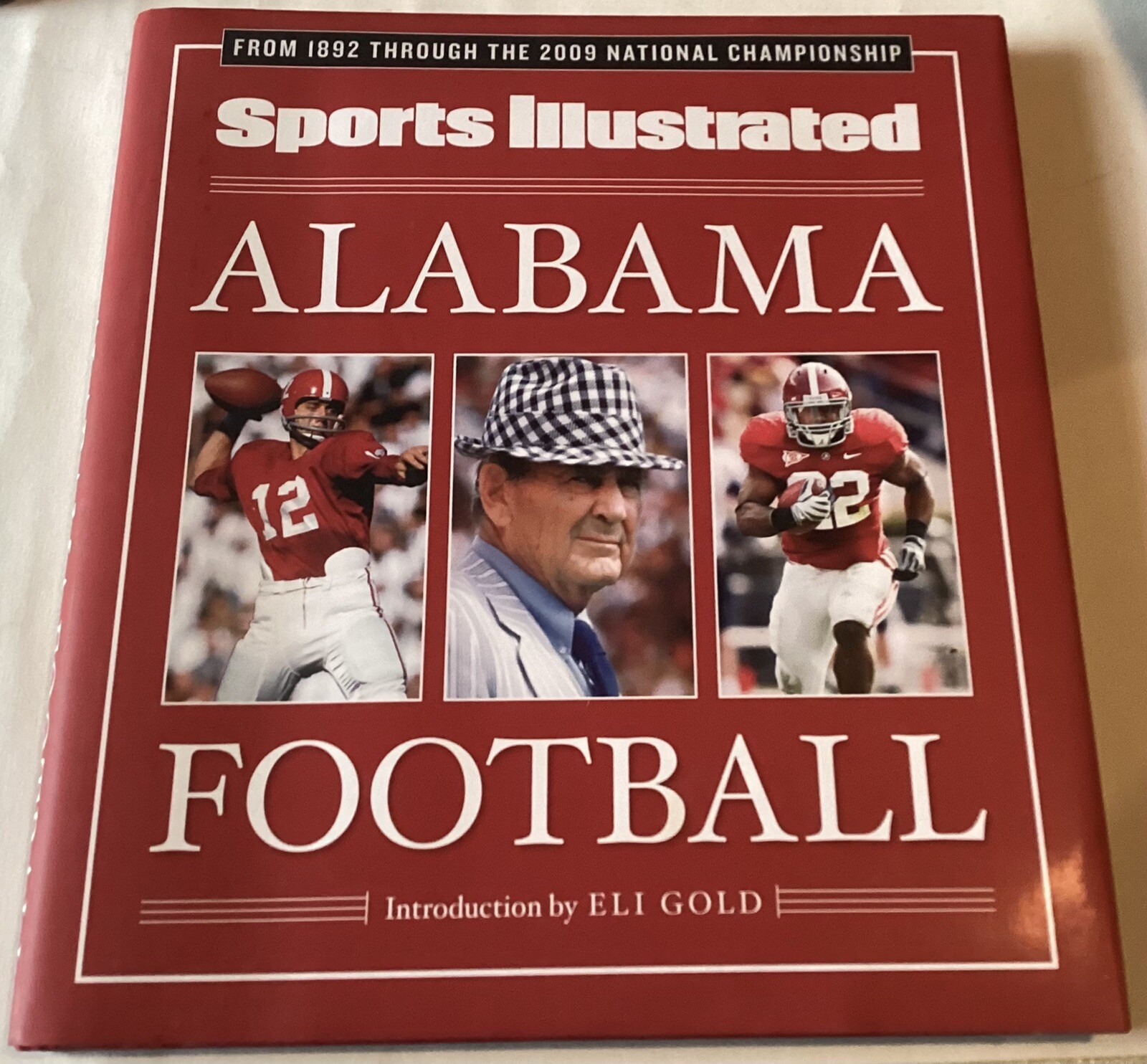 Sports Illustrated ALABAMA FOOTBALL Nick Sabin HB DJ Book HC photos VG ...