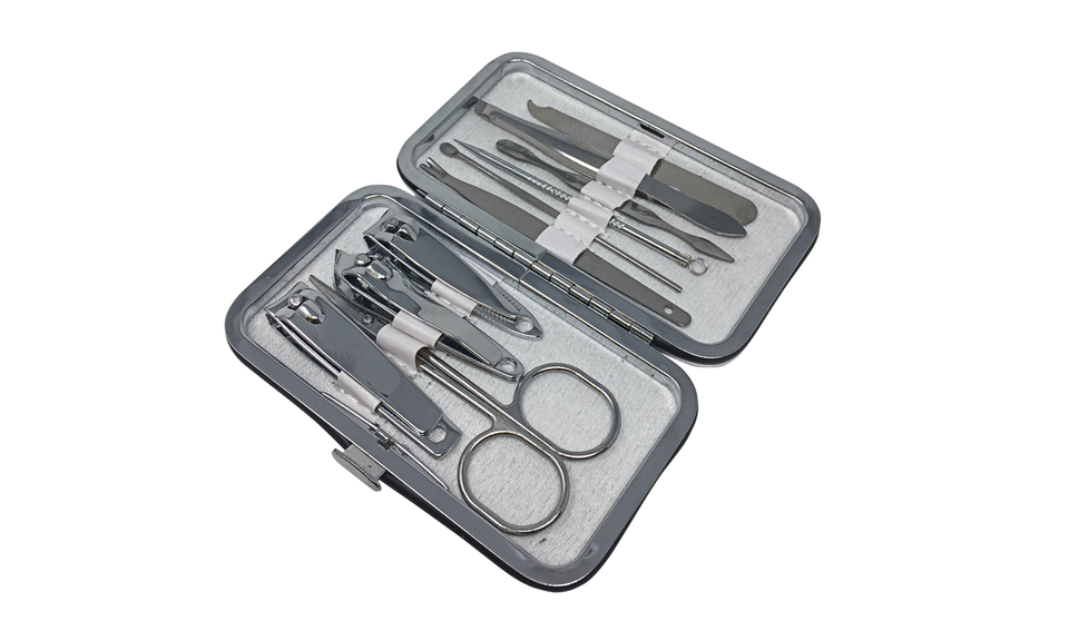 10pcs Nail Care Kit Cutter Set Clippers Manicure Pedicure Cuticle Tool ...
